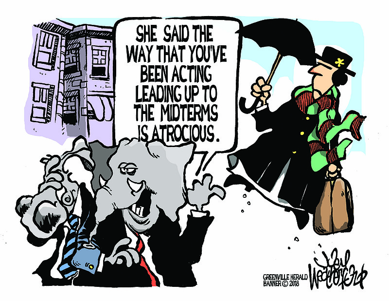 Weatherford cartoon: Atrocious behavior