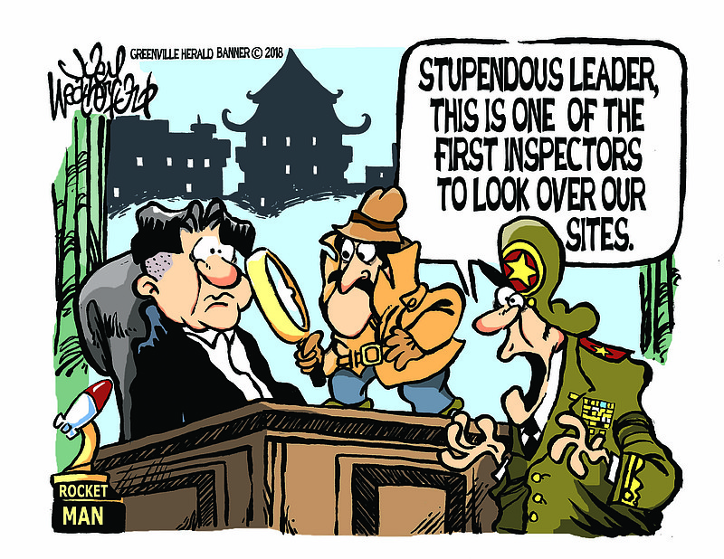 Weatherford cartoon: Inspector Clouseau