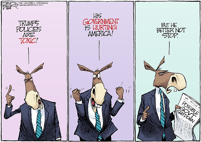 Beeler cartoon: Hurting America