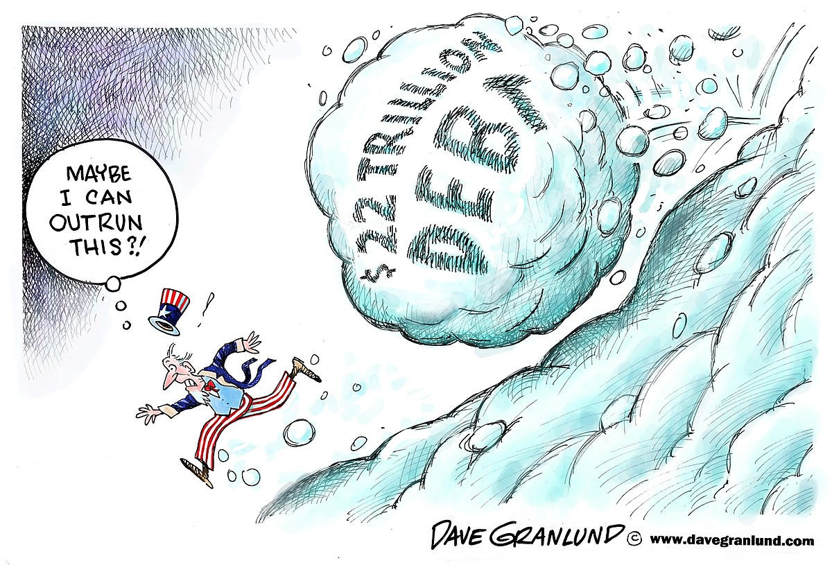 Granlund cartoon: Debt snowball | Pine Bluff Commercial News