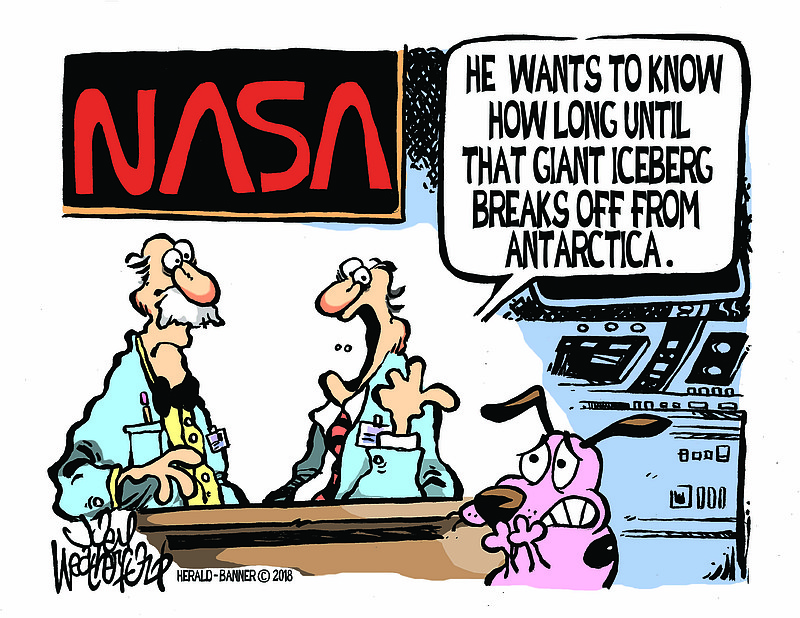 Weatherford cartoon: Iceberg
