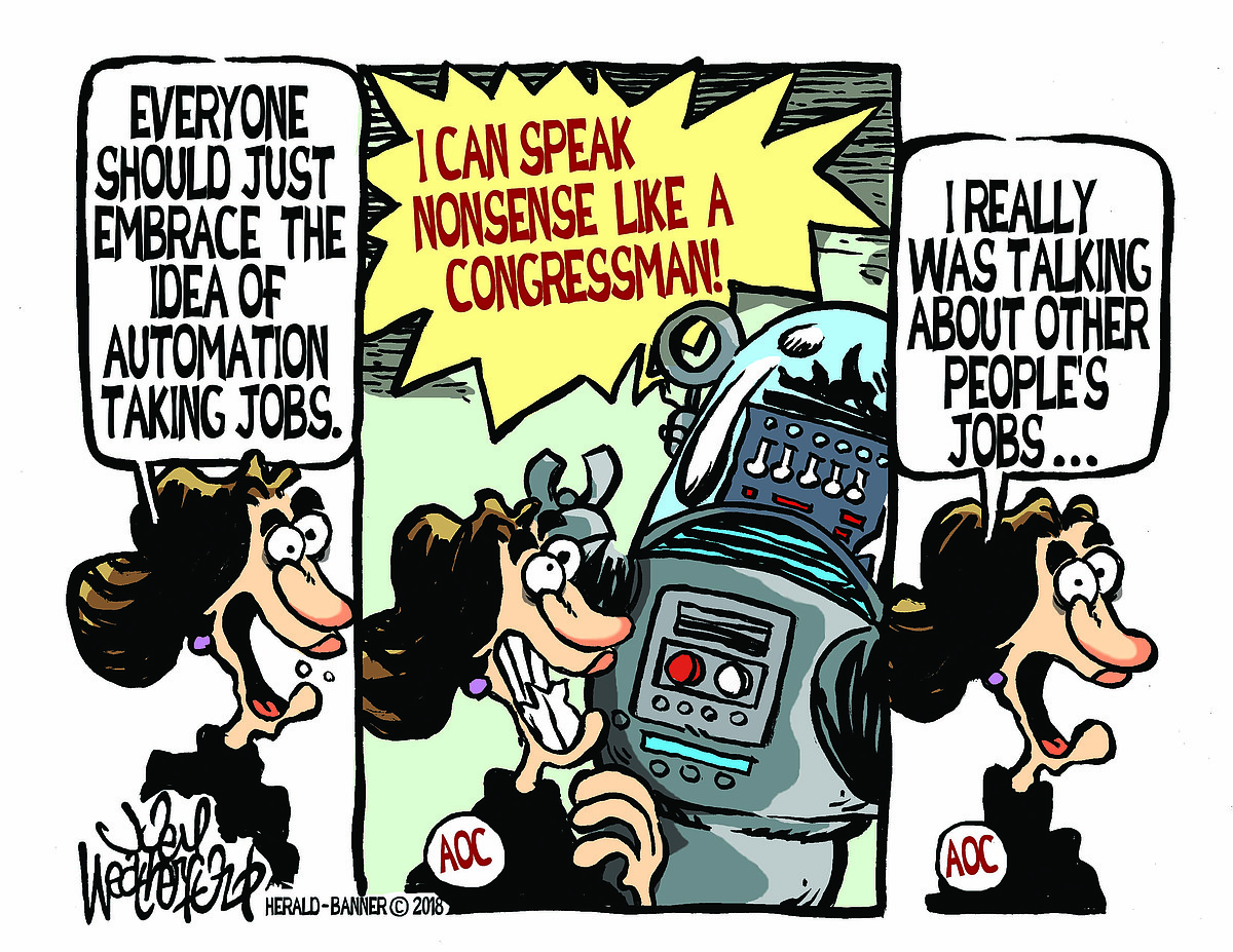 Weatherford cartoon: Embracing automation | Northwest Arkansas Democrat ...