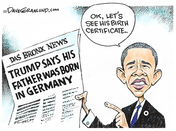 Granlund cartoon: Birth certificate | Northwest Arkansas Democrat-Gazette