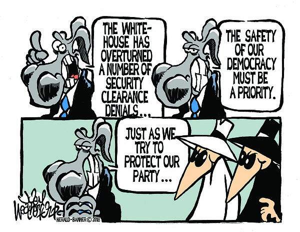 Weatherford cartoon: Security check