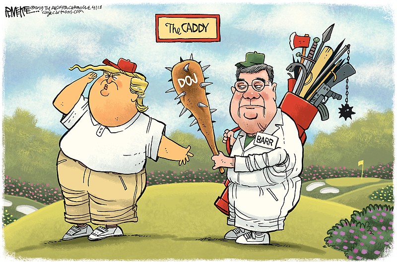 McKee cartoon: The Caddy | Northwest Arkansas Democrat-Gazette