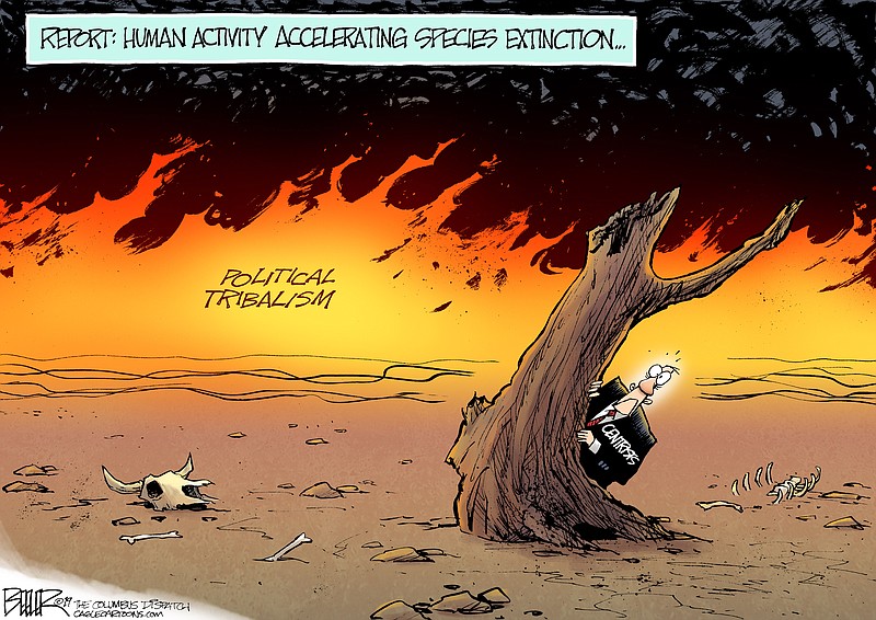 Beeler cartoon: Species extinction | Northwest Arkansas Democrat-Gazette