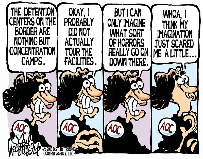 Weatherford cartoon: AOC’s imagination | Northwest Arkansas Democrat ...