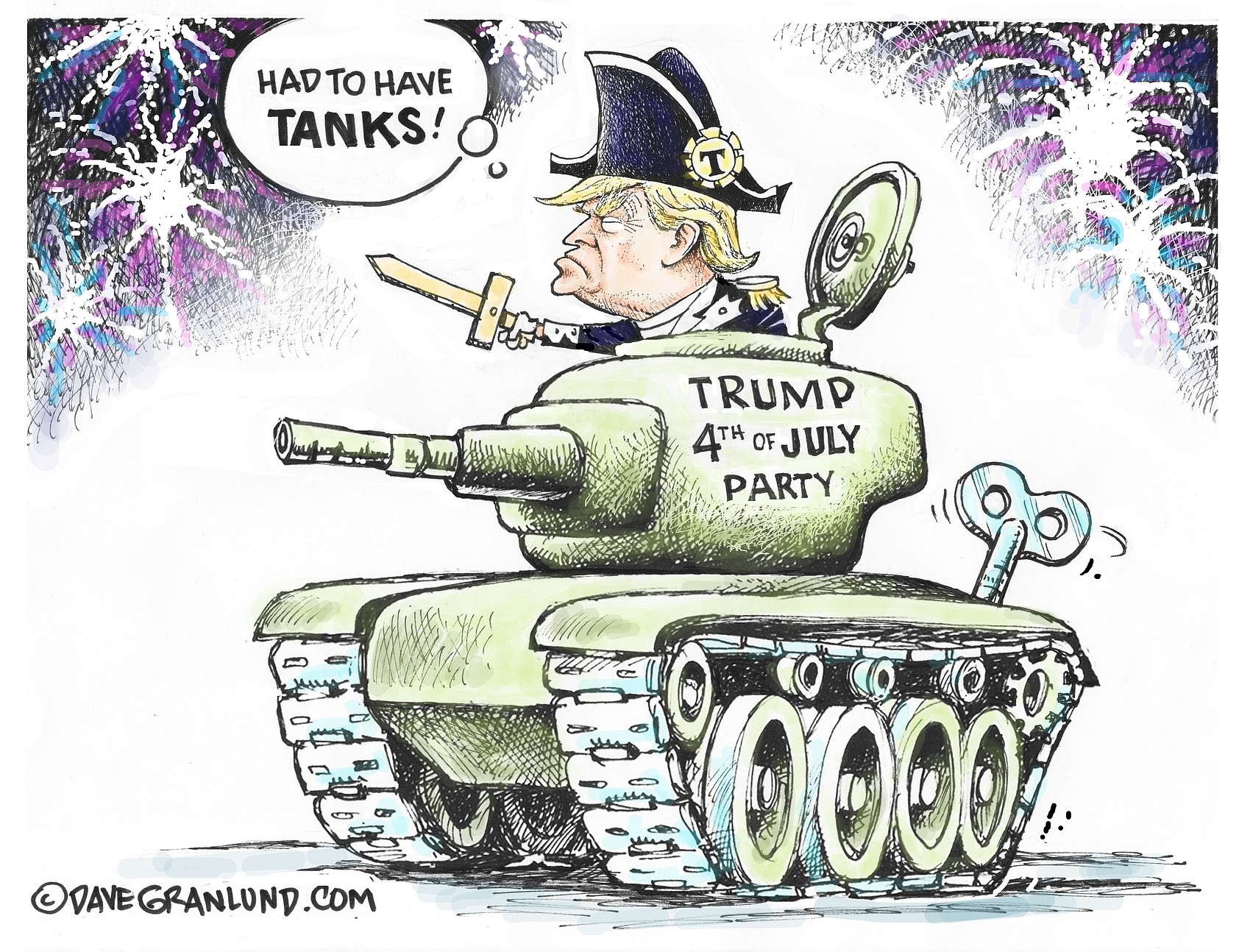 Granlund cartoon: Trump’s 4th of July | The Arkansas Democrat-Gazette ...