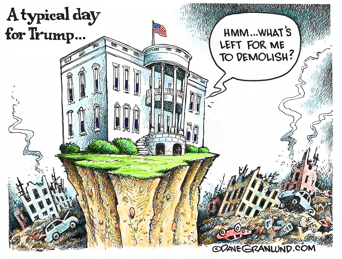 Granlund cartoon: Daily demolition | Pine Bluff Commercial News
