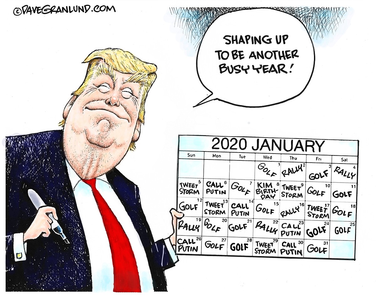 Granlund cartoon: Trump calendar 2020 | The Arkansas Democrat-Gazette ...