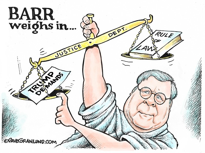 Granlund cartoon: Barr weighs in | The Arkansas Democrat-Gazette ...