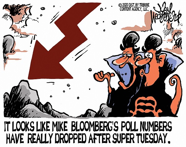 Weatherford cartoon: Bloomberg’s numbers | Pine Bluff Commercial News