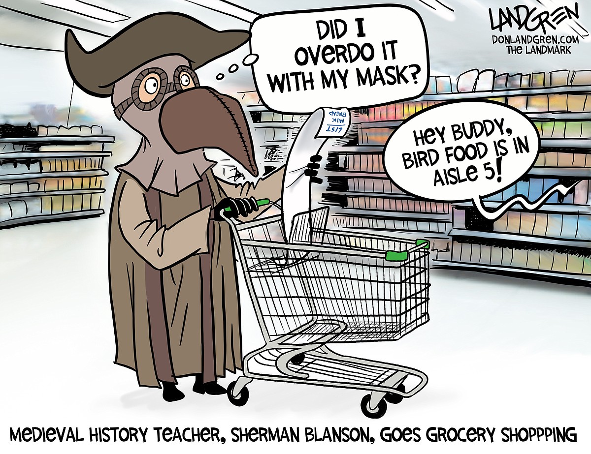 Landgren cartoon: Masks in public | Pine Bluff Commercial News