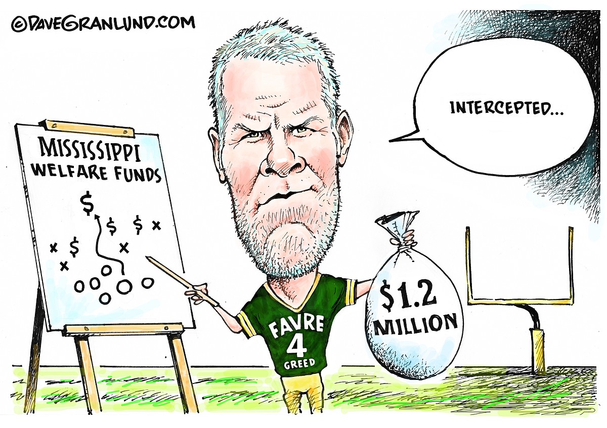 Granlund cartoon: Favre intercepted | Pine Bluff Commercial News