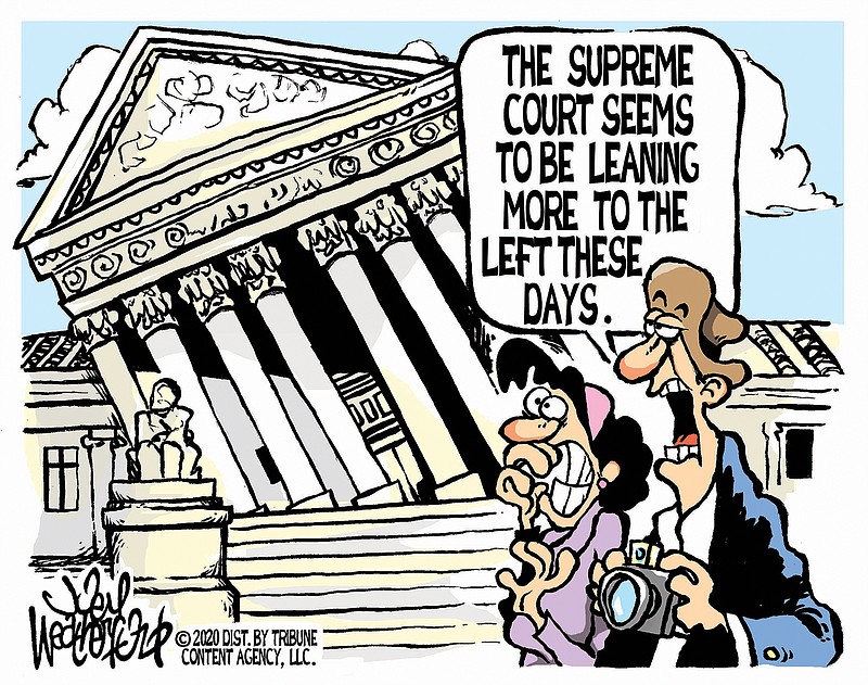 Weatherford cartoon: Supreme Court leaning | The Arkansas Democrat ...