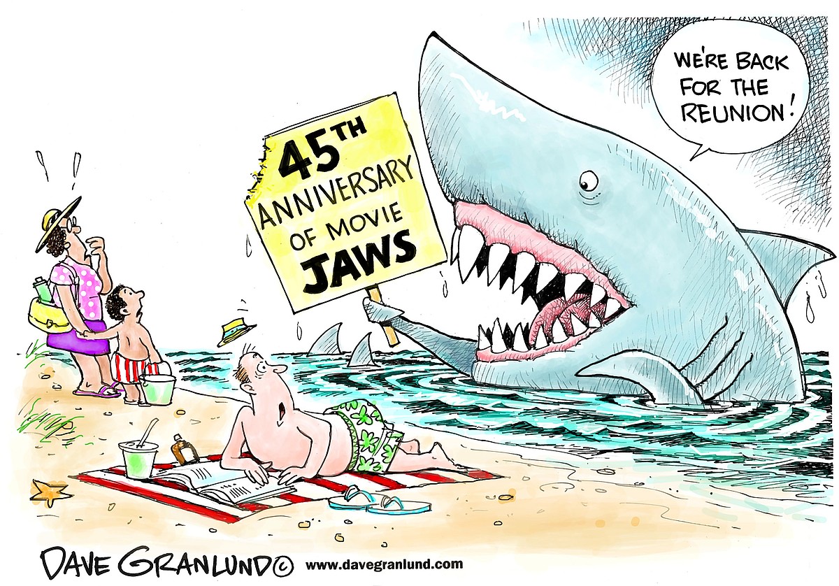 Granlund cartoon: ‘Jaws’ 45th anniversary | Pine Bluff Commercial News