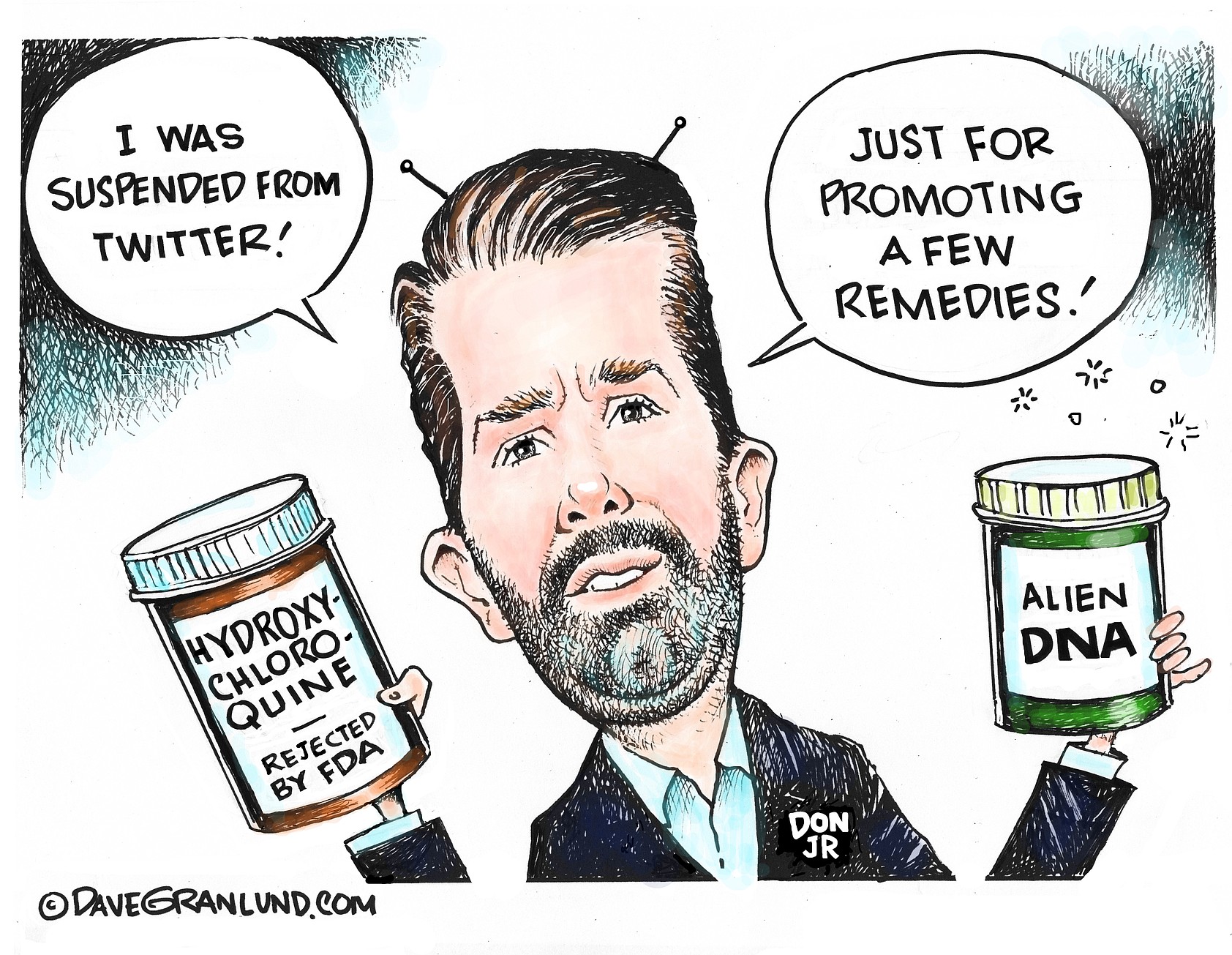 Granlund cartoon: Twitter suspends Don Jr. | Northwest Arkansas ...