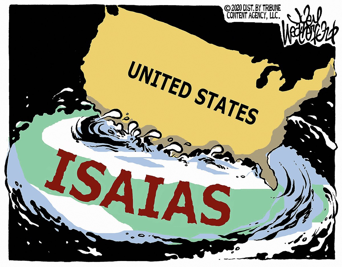 Weatherford cartoon: Hurricane Isaias | Northwest Arkansas Democrat-Gazette