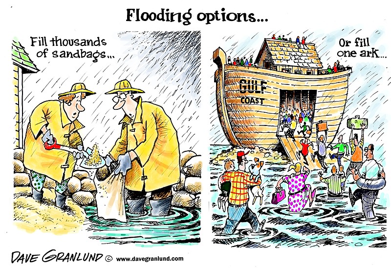 Granlund cartoon: Gulf Coast hurricane | Northwest Arkansas Democrat ...