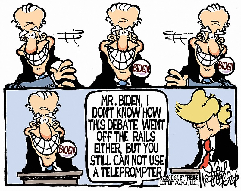 Weatherford cartoon: Biden’s teleprompter | Northwest Arkansas Democrat ...