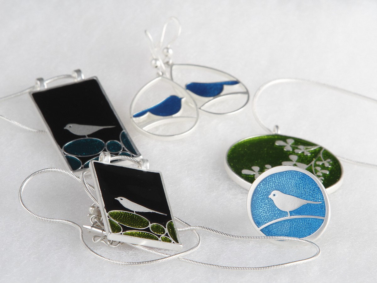 Centuries-old enamel technique saturates jewelry in vivid colors ...