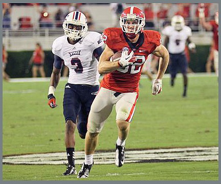 Bennett breaking out: Georgia receiver turns heads with long TD catch ...