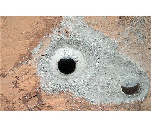 Curiosity rover completes 1st drill into Mars rock | Chattanooga Times ...