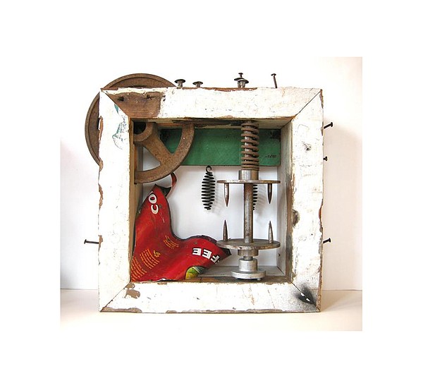 Straddling worlds: Newcomer Ken Herrin introduces his mixed-media art ...