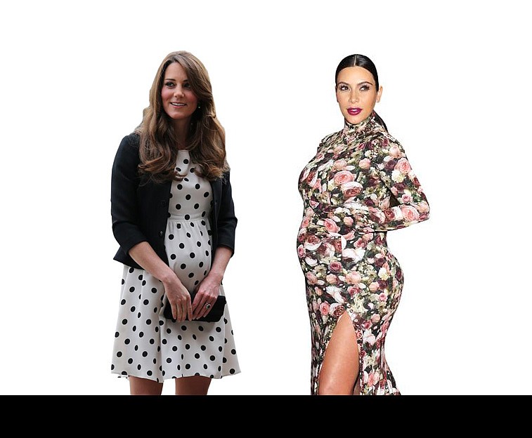 Kate vs. Kim: From classy to Kardash-y: two wildly different fashion ...