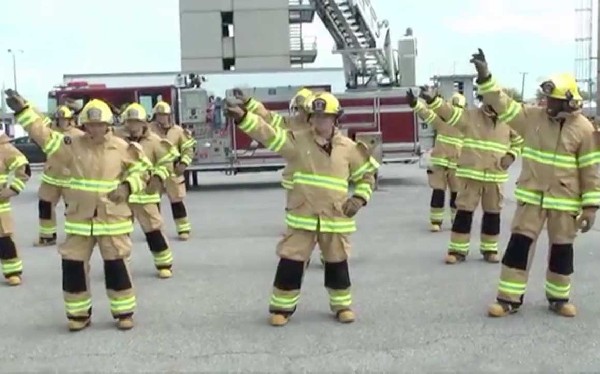 Video: Chattanooga firefighter flash mob dances to "Stayin' Alive ...