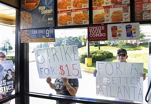 Atlanta fast food workers demanding higher wages | Chattanooga Times ...