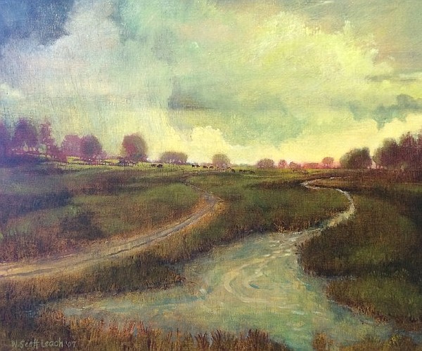 'Music to the eye': Works of artist Scott Leach are 'soft and spiritual ...