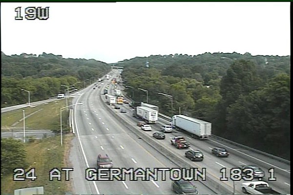 Traffic blocked on Interstate 24 west | Chattanooga Times Free Press