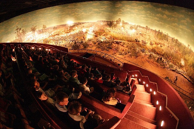 Civil War painting Cyclorama moving at Atlanta History Center in ...