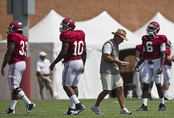 Alabama reaches midpoint of preseason football camp | Chattanooga Times ...