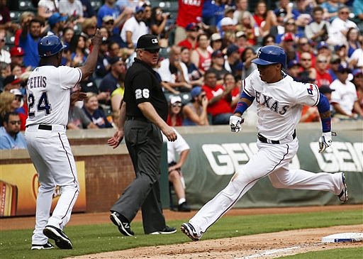 Rangers sweep Braves with 10-3 win | Chattanooga Times Free Press