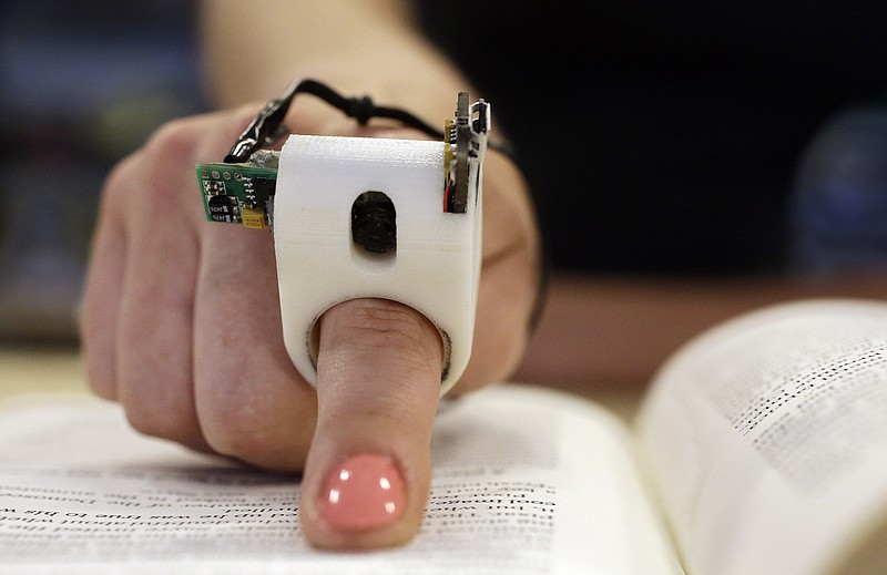 MIT finger device reads to the blind in real time | Chattanooga Times ...