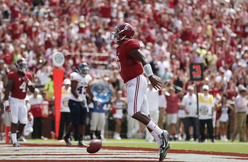 Sims, Coker lead No. 2 Alabama past FAU, 41-0 | Chattanooga Times Free ...