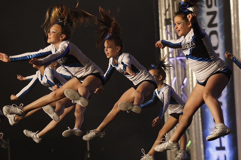 Awash in pep: Annual cheer/dance competition concludes today in ...