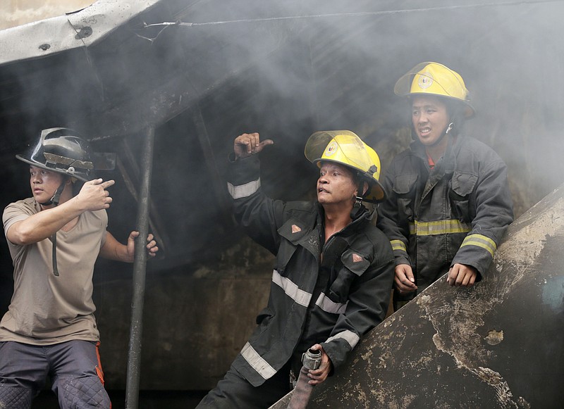 Dozens feared dead in slipper factory fire in Philippines | Chattanooga ...
