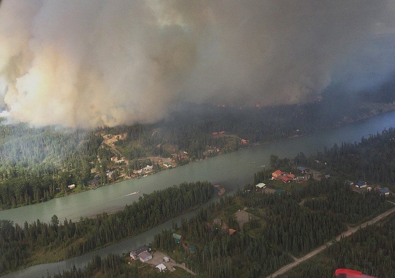 Lightning sparks new wildfires in hot, dry Alaska | Chattanooga Times ...