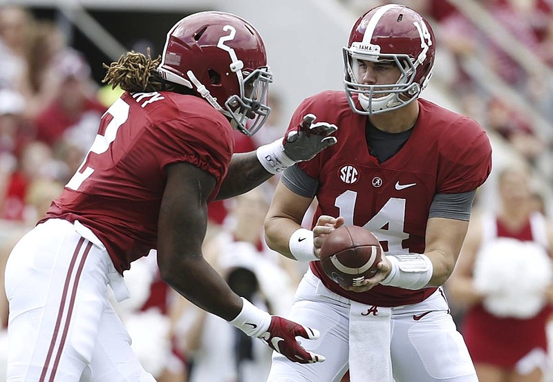 Alabama offense still developing entering October | Chattanooga Times ...
