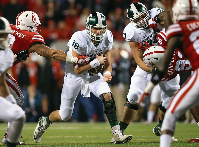 No. 6 Michigan State falls 39-38 to Nebraska in last seconds ...
