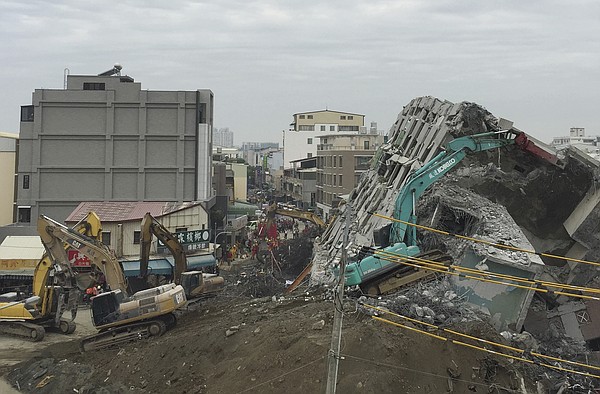 Developers of toppled Taiwan building detained | Chattanooga Times Free ...