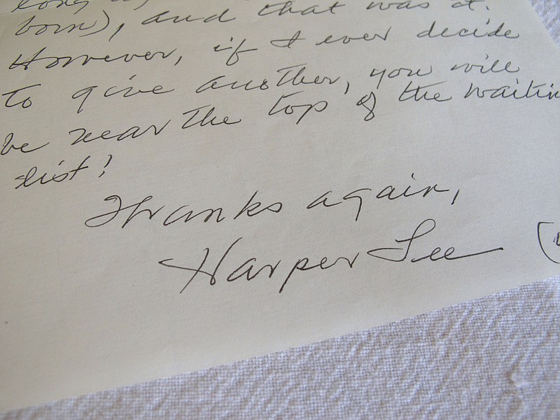A handwritten note from Harper Lee is the politest rejection ...