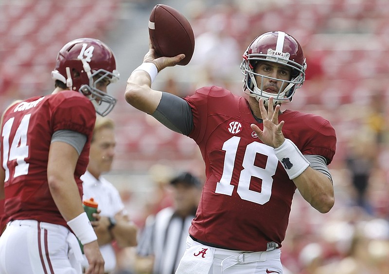 Experience benefiting Bateman in Alabama quarterback race | Chattanooga ...