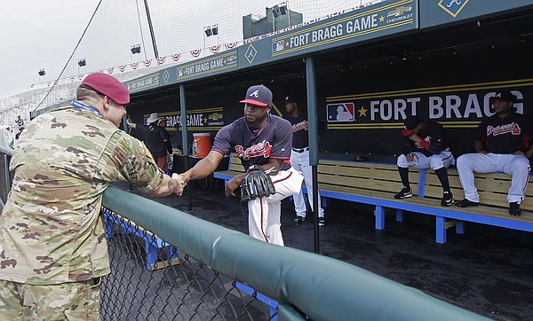 MLB officials pack in full schedule before Fort Bragg game ...