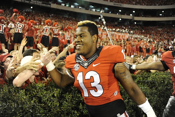 Georgia defensive end Jonathan Ledbetter arrested again | Chattanooga ...