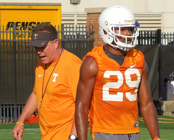 Defensive coordinator Bob Shoop confident Vols have options at safety ...