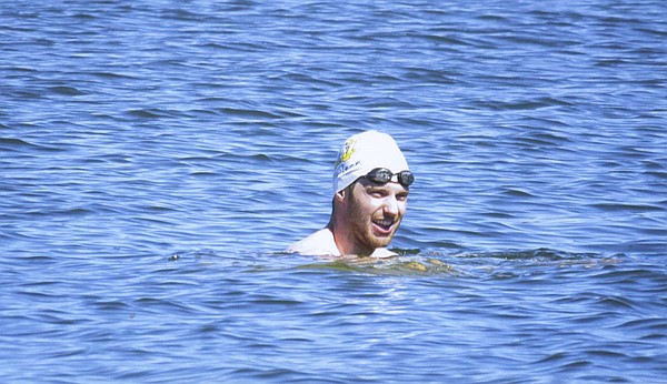 McCallie grad Sean Ryan swimming open water race this morning in ...